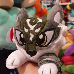 Custom Fanart Wolf Link Plushie Beanie, Legend, Inspired Plushie, Made ...