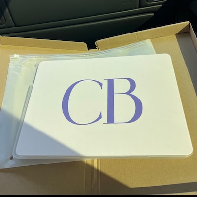 Custom Monogram MacBook Air M2 Case Personalized Initials MacBook Pro ...