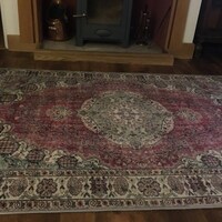 Luxury Green Area Rug, Multi Size, Ethnic Style Rugs for Living Room ...