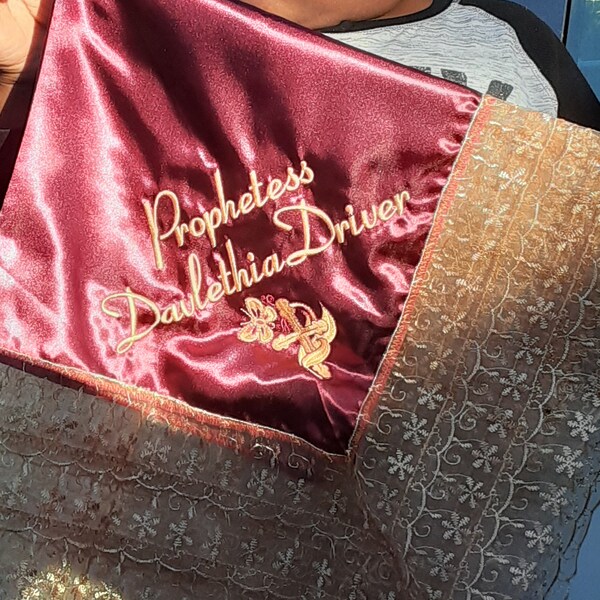 Church Lap Scarf, Personalized Lap Scarves,first Lady Church Lap Scarf ...