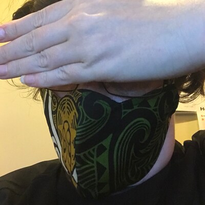 4 Layer Face Masks Hawaiian Aloha Print Hawaii All Over Design - Etsy