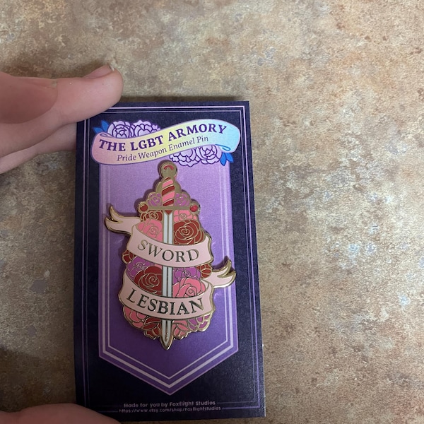 B GRADE LGBT Armory Enamel Pins - Etsy