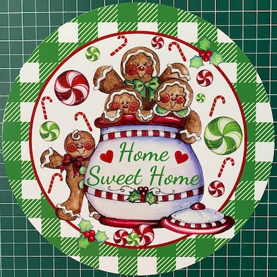 Gingerbread Christmas Digital Art, Christmas Clipart, Gingerbread Boy ...