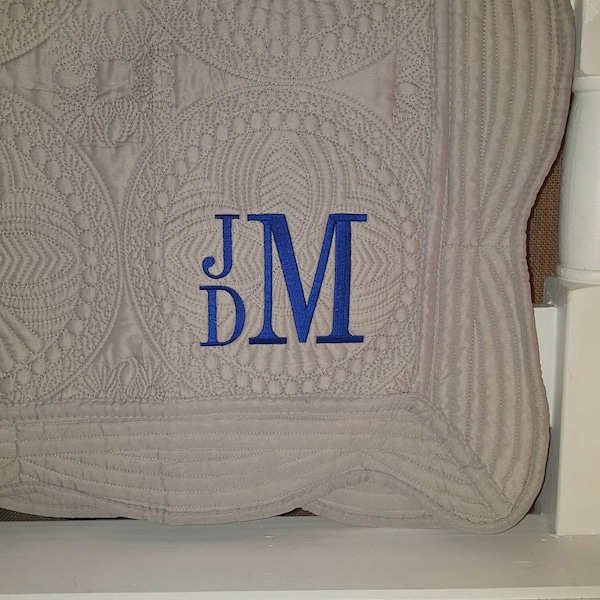 Stacked Monogram Machine Embroidery Alphabet Font - 3 Sizes - BX Files ...