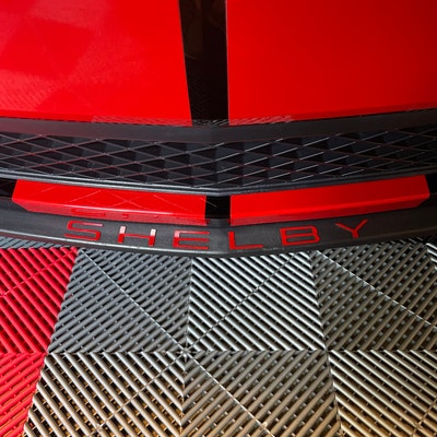 Red Front Spoiler Letters for Shelby GT350 2015-2018 ABS Plastic ...