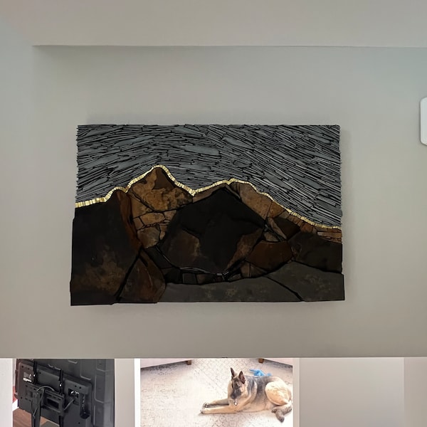 Wanderland - Stone Mosaic Wall Art - Etsy