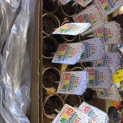I Love Watching Our Friendship Grow Valentine, Seeds, Plant, Expandable ...