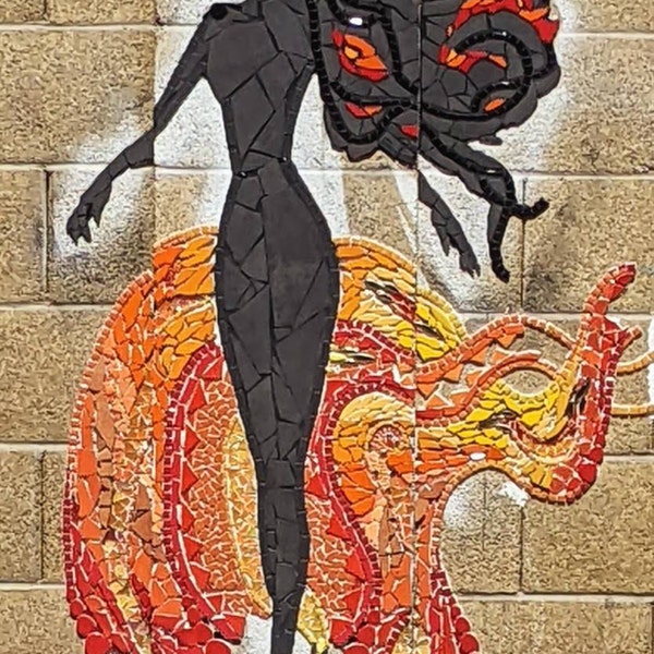 Azula Floret Pattern Mosaic Tile - Etsy