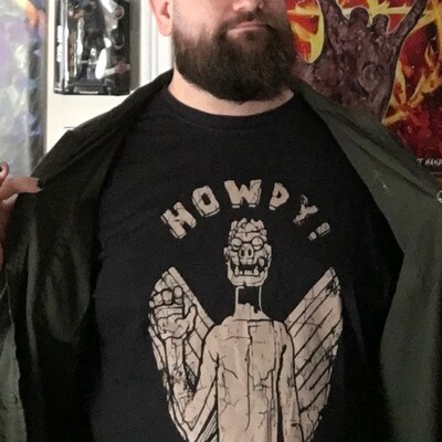 Black Captain Howdy T Shirt / Unisex Tee Shirt Pazuzu Unique Funny ...