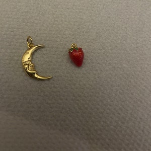 18K Gold Filled Dainty Jupiter Symbol Charm Astrological Charm Planet ...