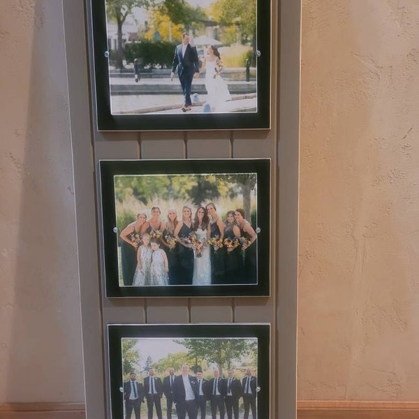 Distressed Wood Picture Frame Triple, Collage Frame, 8x10 3 8x10 - Etsy