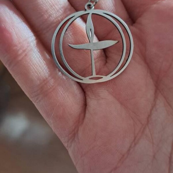 Unitarian Universalist Flaming Chalice Pendant Earrings UU Uuism ...