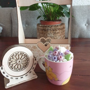 Decorative Boxed Coasters Laser Cut Svg Files, Vector Files for Laser ...