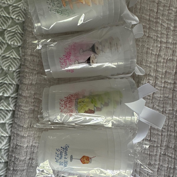 PERSONALIZED Summer Party Cups | La Dolce Vita Party | Personalized ...