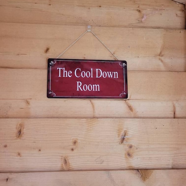 Personalised Metal Small Door Sign Plaque Gifts Custom Any Text Fun ...