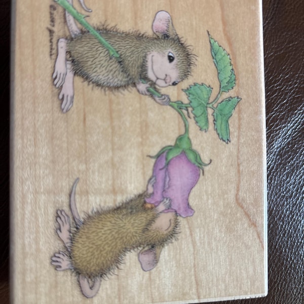 House Mouse Stamp Little Nibbler - Etsy