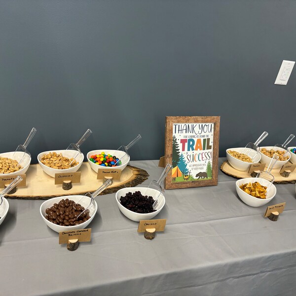 Teacher Appreciation Sign, Chocolate Popcorn Thank You Sign, Staff ...