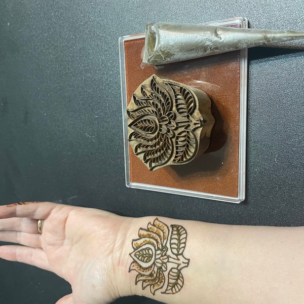 Mehndi Print Blocks Stylish Border Pattern Wooden Stamps (set of 10) - Etsy