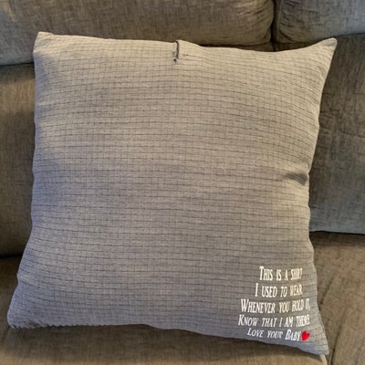 Keepsake Pillow/memory Pillow/handmade Pillow/memory of Loved One ...