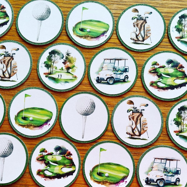 Watercolor Golf Clipart - Springtime Cute Golf Clip Art Graphics in PNG ...