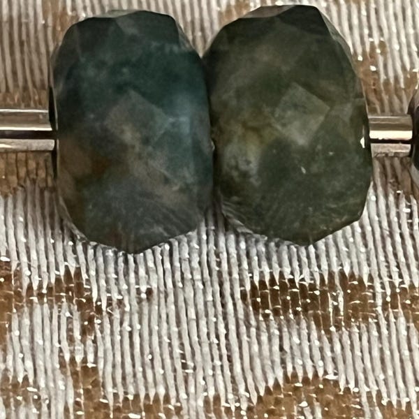 Natural Copper Blue Turquoise Fancy Stylist Rondelle Big Hole Loose ...