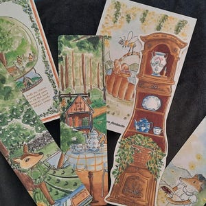 Cute Autumn Cottagecore Bookmark Cozy Reading Bookmark Book Lover Gift ...