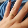 Minimal 14k Gold Filled Tarnish Resistant Ring, Gold Sparkle Twist ...