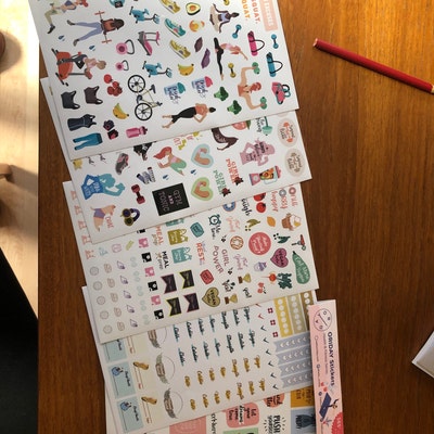 Health & Wellness Planner Stickers Set of 366 Stickers 6 Sheets for ...
