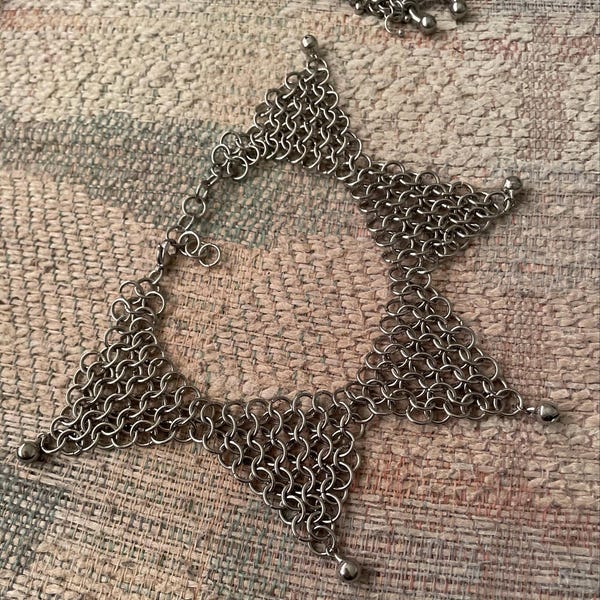 PIERCED 2 BRACELET - Stainless Steel Chainmaille Goth Alternative ...