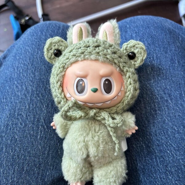 Crochet Frog Labubu Hat Accessory Clothing - Etsy