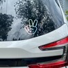 Peace Sign Fingers Wave Peace Fingers Custom Sticker Decal Custom ...