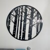 Forest Scene Landscape Metal Wall Art - Etsy