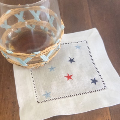 American Flag Embroidery Design, Mini Crossed Flags Outline, 4th of ...