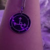 Sigil of Lilith Pendant Medallion Left Hand Path Seal of Lilith Naamah ...