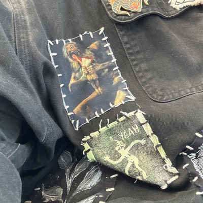 Horror Back Patch - Etsy