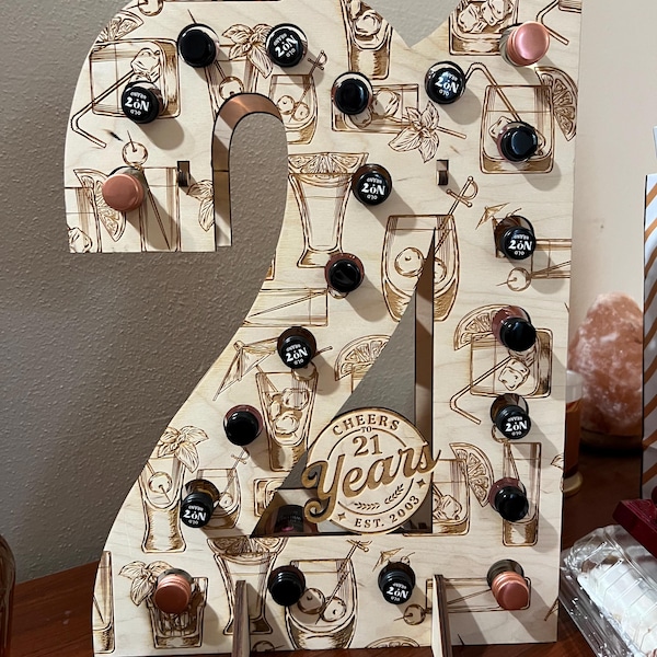 21st Birthday Gift | Shot Birthday Gift | Alcohol Gift | Funny 21 | 21 ...