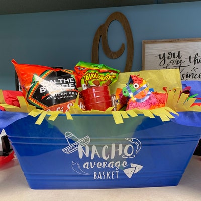 Nacho Average Basket. Nacho Gift Basket. Funny Gift Idea. Svg - Etsy