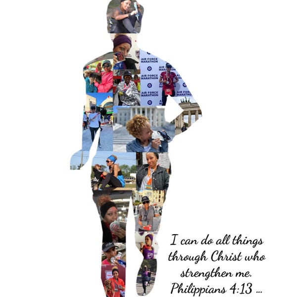Runner Custom Gift, Running Photo Collage, Marathon Wall Poster ...