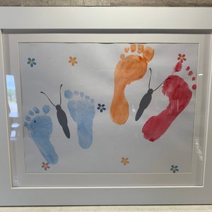 Handprint Memory Book Art Bundle, DIY Kids Crafts, Handprint Keepsake ...