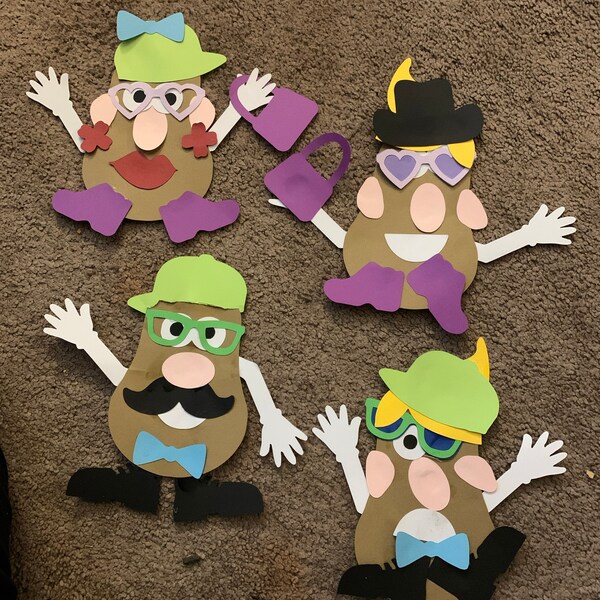 Mr. and Mrs. Potato Head - Etsy