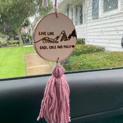 Custom Portrait Car Charm, Custom Engraving, Custom Engraved Keychain ...