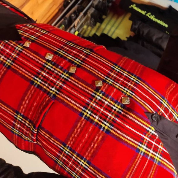 Choose Your Clan Tartan - Hand Made Traditional Scottish 5 Buttons ...