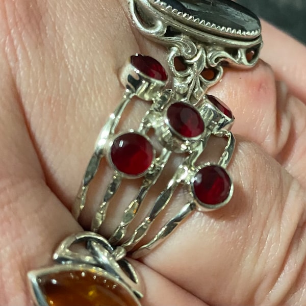 925 Sterling Silver Ring / Ruby Ring / Designer Ring / Women's Ring ...