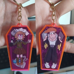 Homestuck Meowrails Nepeta and Equius Acrylic Charms - Etsy