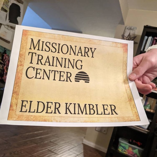 At Home MTC Signs 40 LDS Missionary Printable Signs Edit to Personalize ...