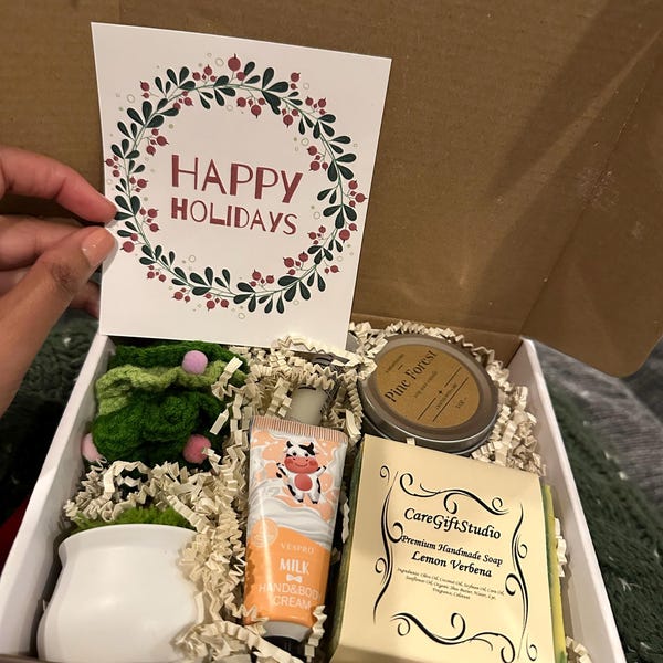 Christmas Self Care Box, Hygge Christmas Gift, Hygge Gift Box ...