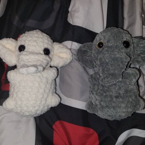 No Sew, Pocket Elephant No Sew Plushie Crochet Pattern, Peanut, PDF ...