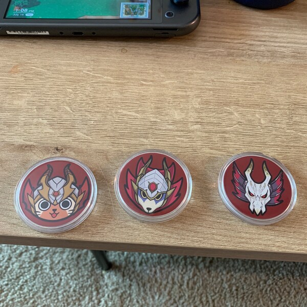 Monster Hunter Magnamalo Palico & Palamute Vinyl Stickers - Etsy