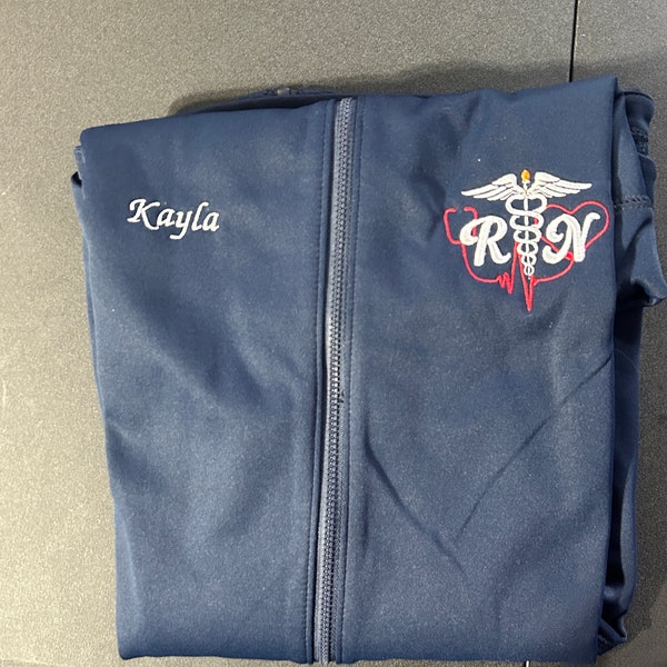 Nurse Practitioner Custom Embroidery Female Jacket. Female NP Fleece ...