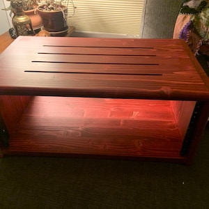 4U Studio Rack 12 Depth Solid Wood Customizable - Etsy